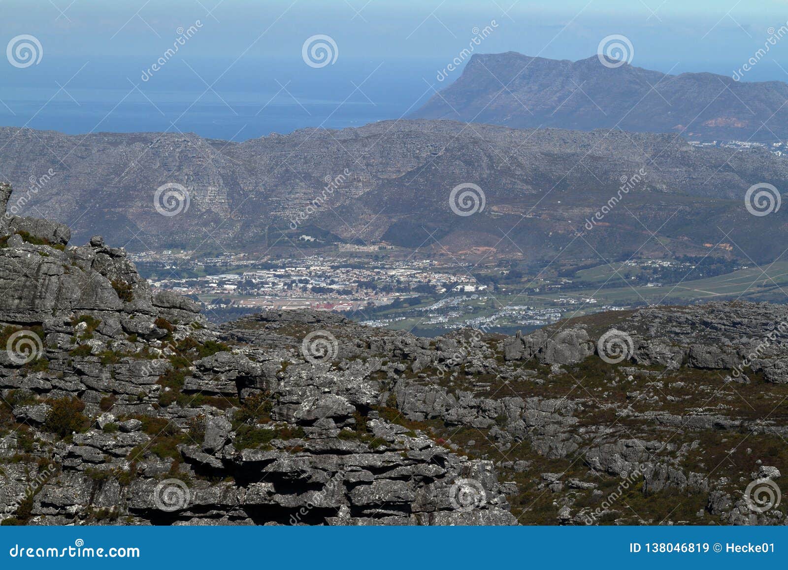Nature of Table Mountain Near Cape Town Stock Image - Image of ...