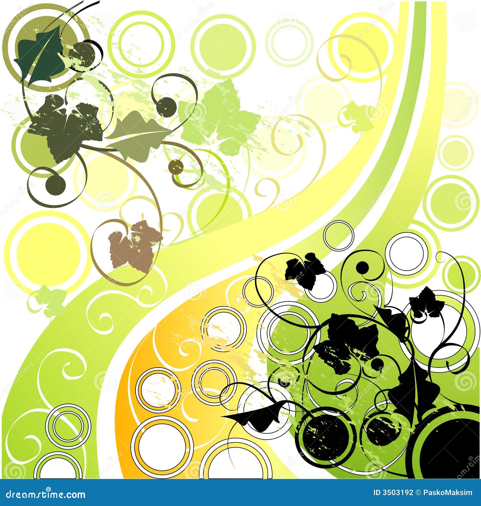 Nature-theme background stock vector. Illustration of sinus - 3503192