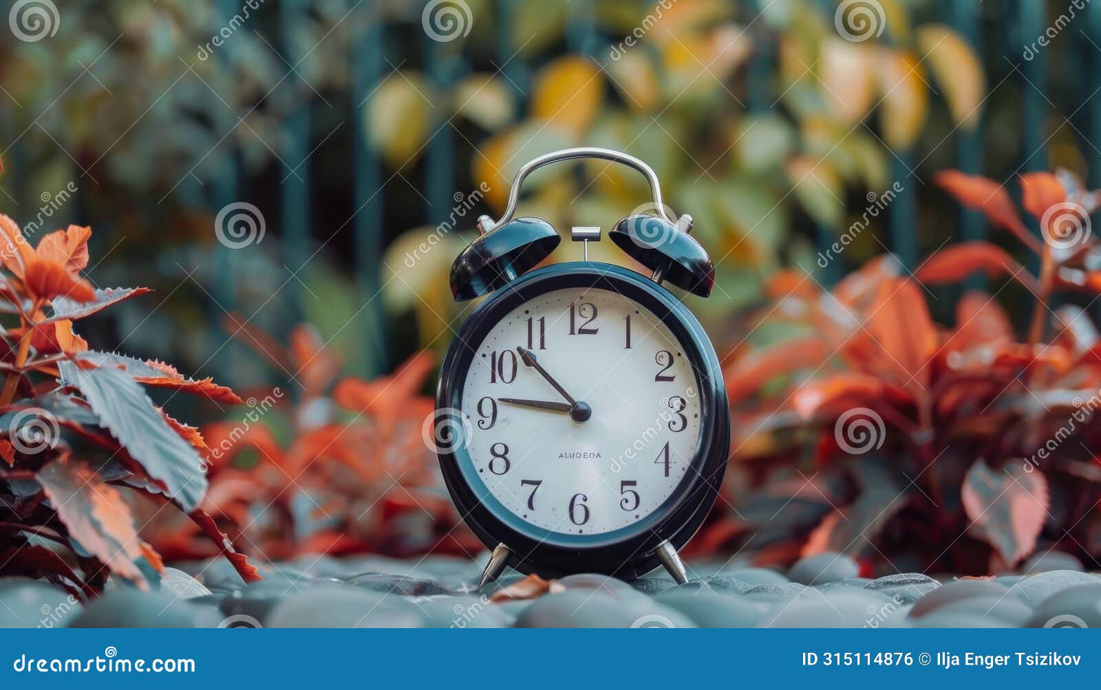 Nature Themed Alarm Clock Marking End of Daylight Saving Time from ...