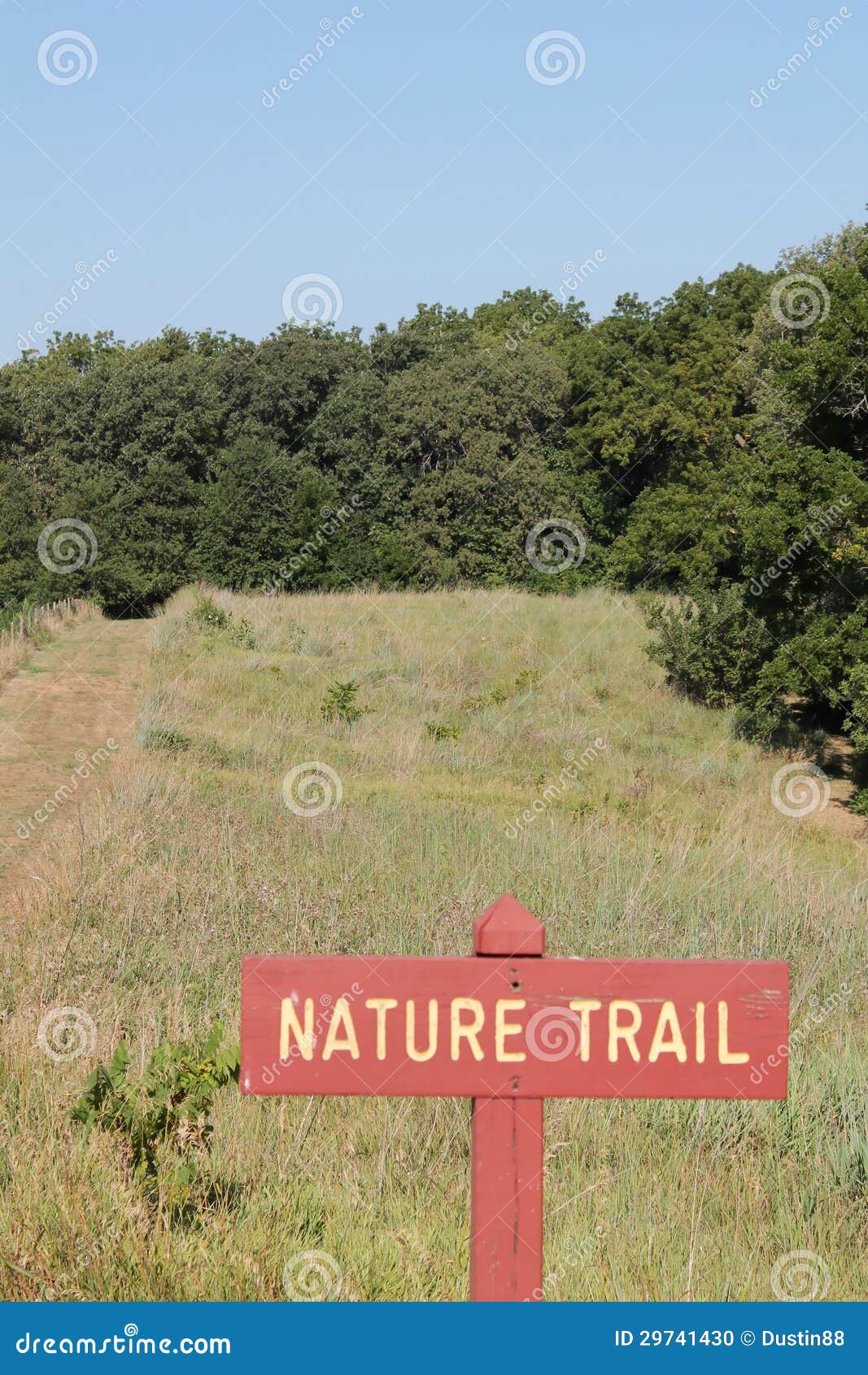 Nature Trail Sign stock photo. Image of forest, trail - 29741430