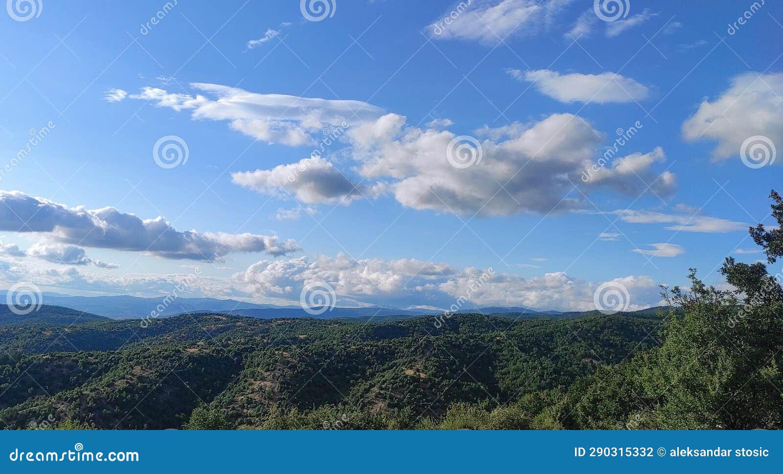 Nature Tree Sky Landscape Mountain Stock Photo - Image of nature, tree ...