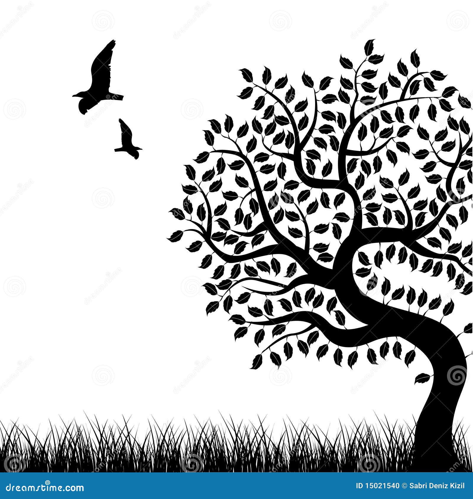 Nature vector stock vector. Illustration of spring, graphic - 15021540
