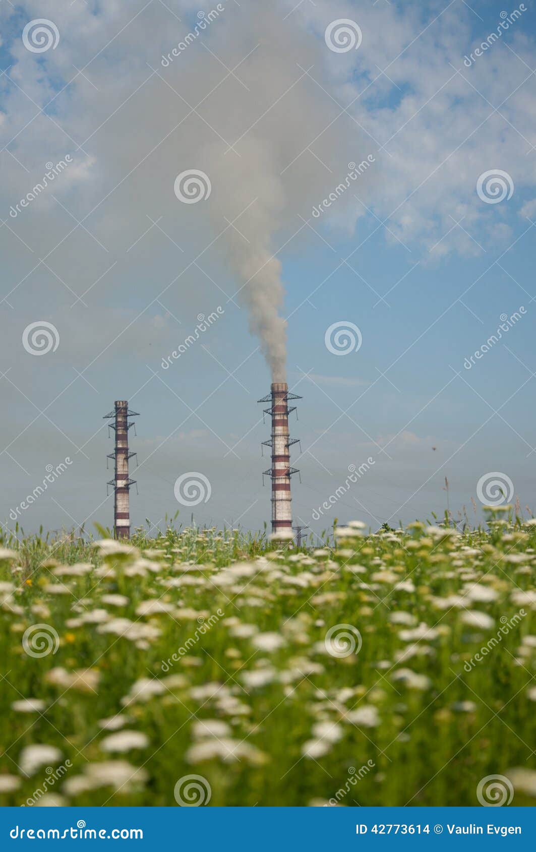 Nature vs industry stock photo. Image of urbanization - 42773614