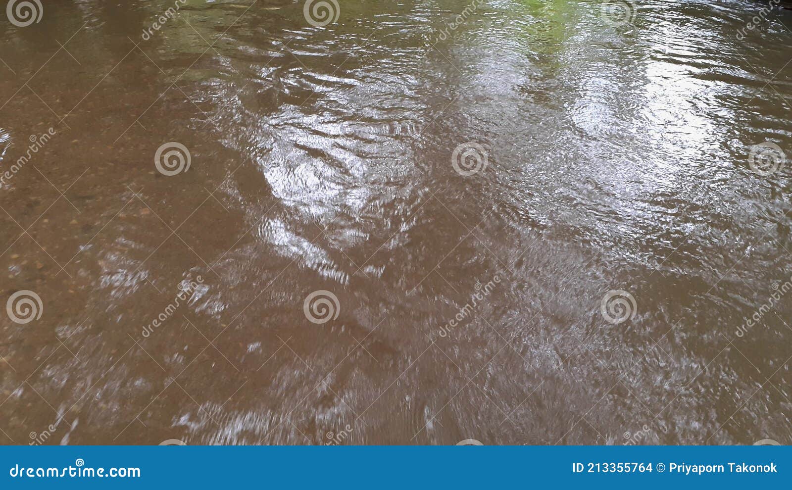 Nature of Water Surface is Wavy in a River, with that Flows through ...