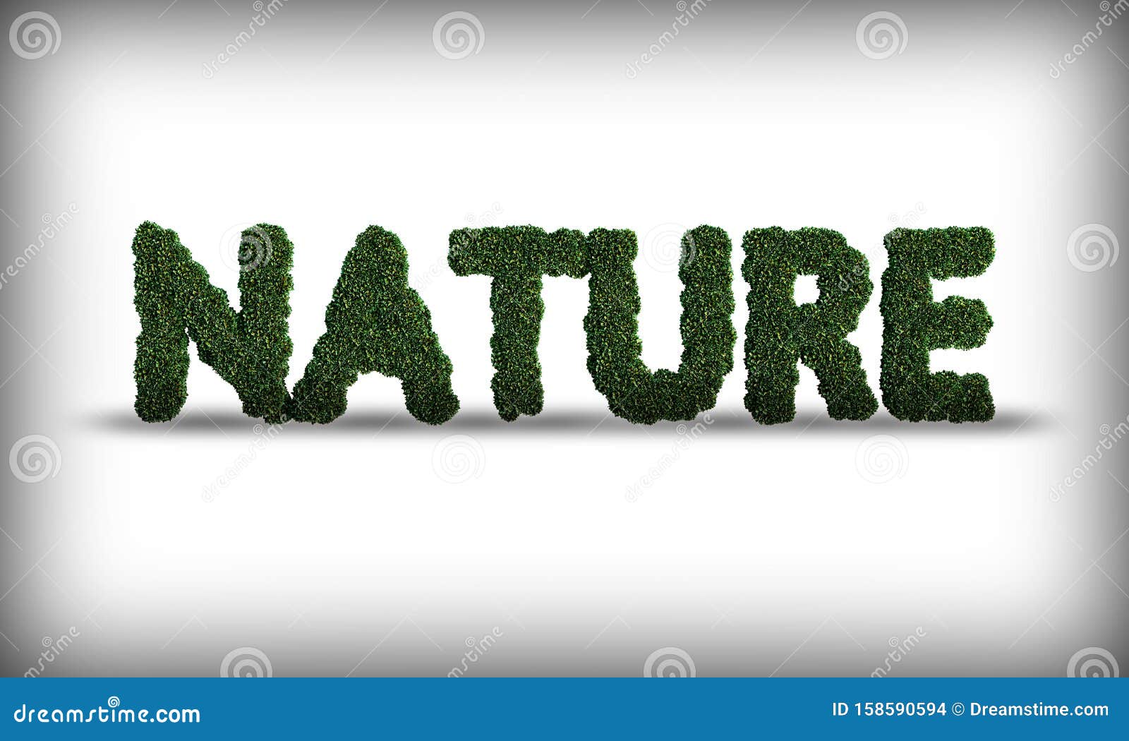 Nature White Backround Text Stock Illustration - Illustration of bant ...