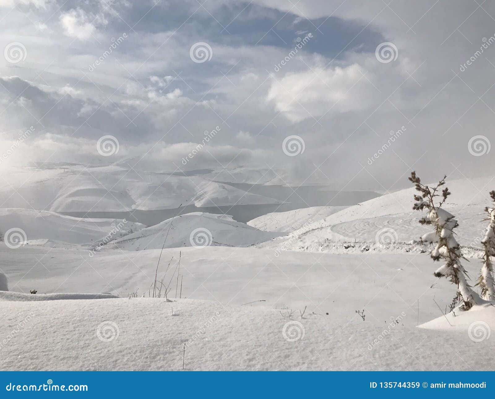 Nature stock image. Image of snow, iran, winter, nature - 135744359