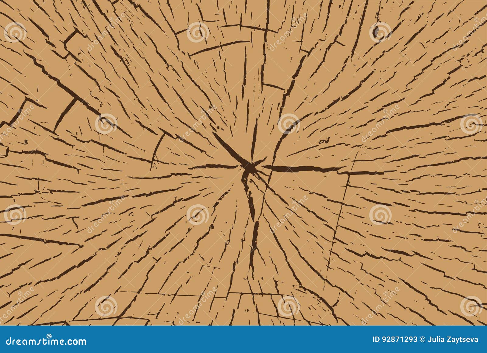 Nature Wood Pattern, Tree Cutting, Wood Texture Stock Illustration ...