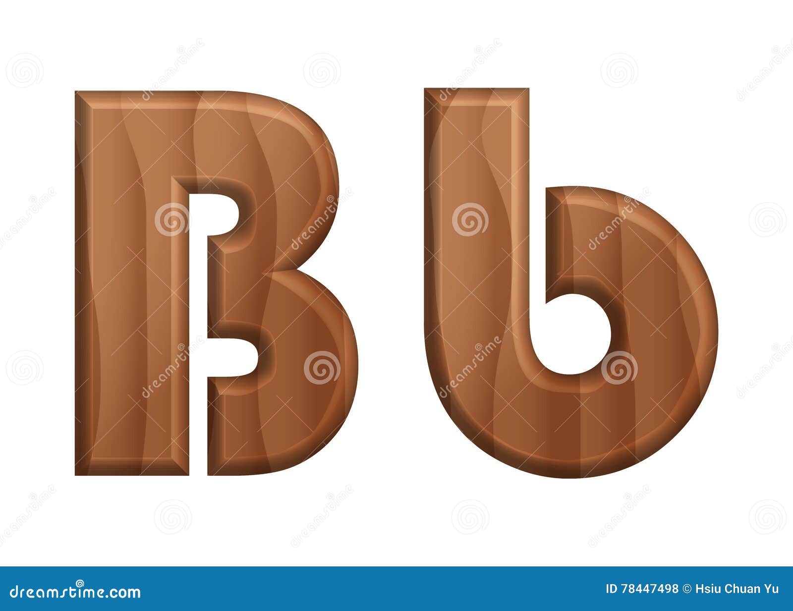 Nature Wooden Texture Font-02 Stock Vector - Illustration of vintage ...