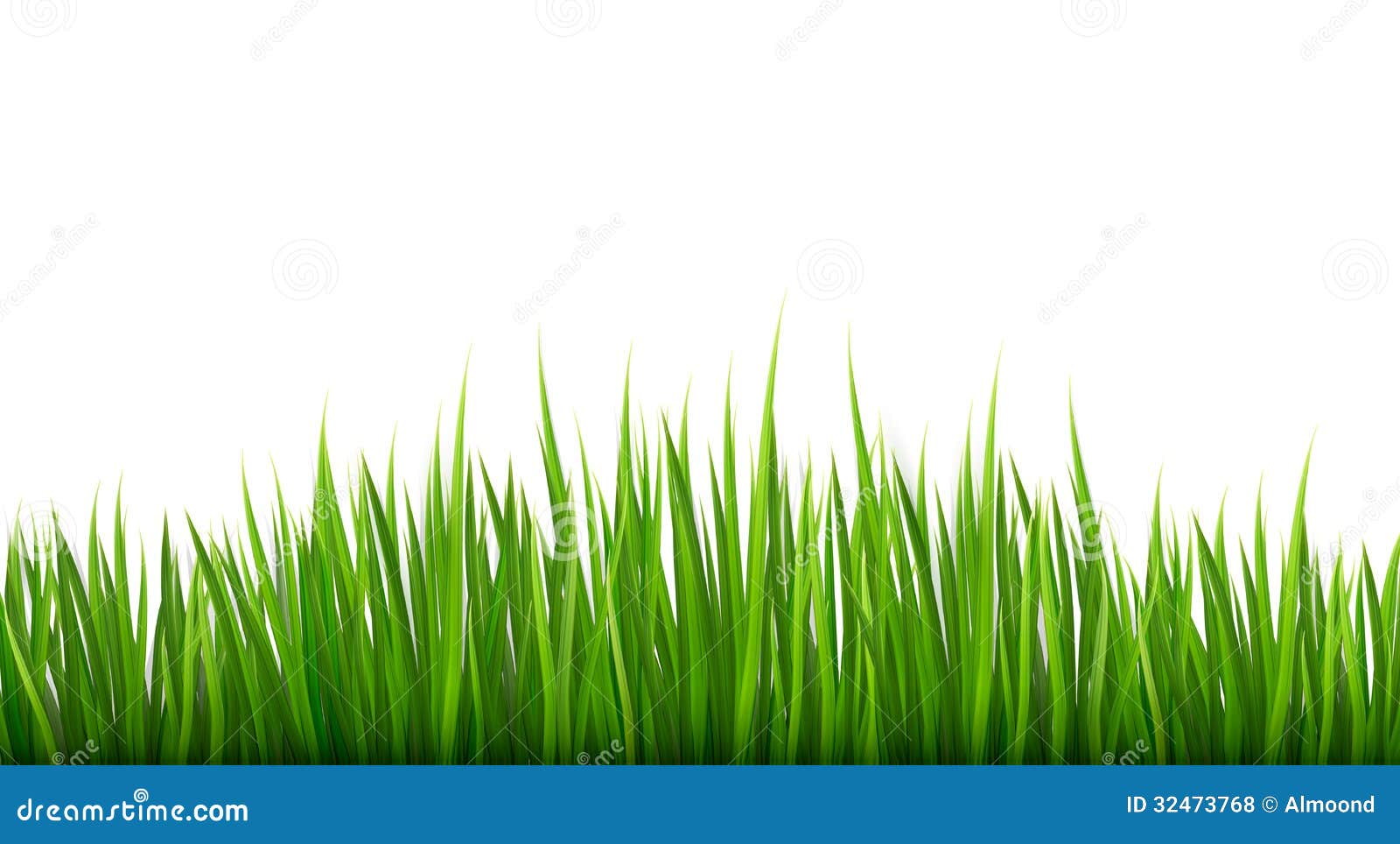 Naturhintergrund Mit Grünem Gras. Vektor Abbildung - Illustration von ...