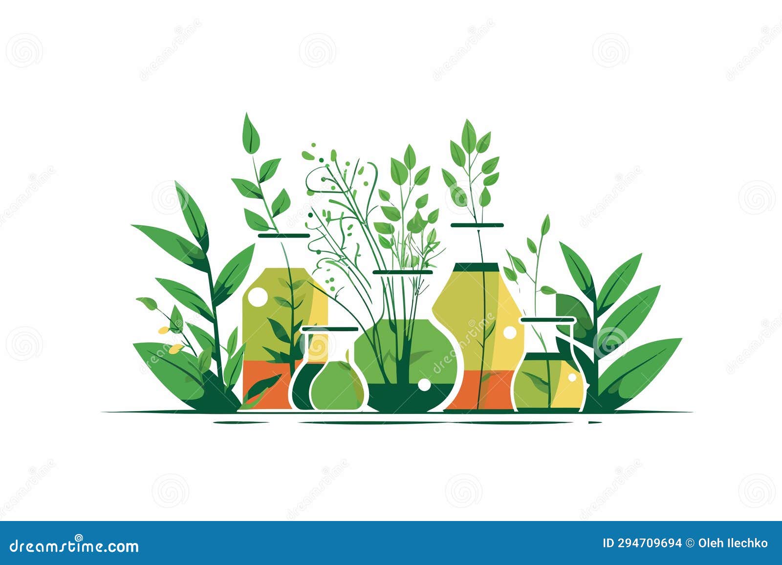 Naturopathy Plant-based Medicine Vector Flat Isolated Vector Style ...