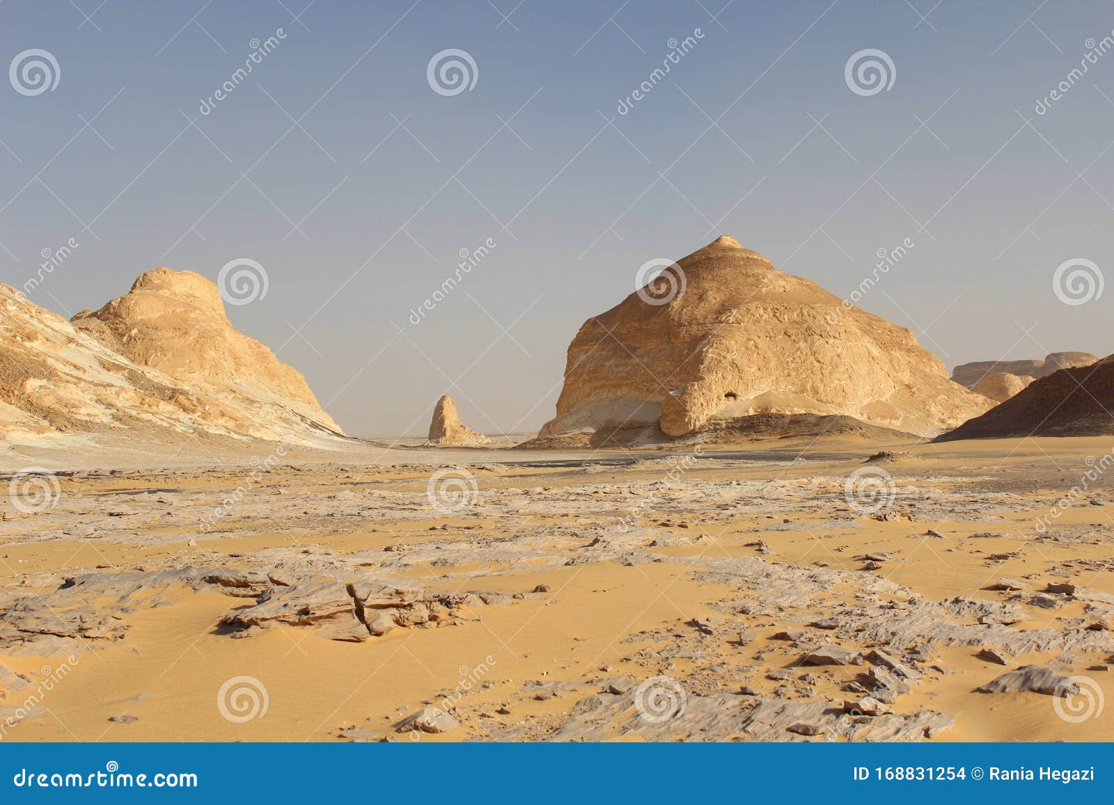 Natuurlijke Rotsformatie in De Witte Woestijn in Het Westen Van Egypte ...