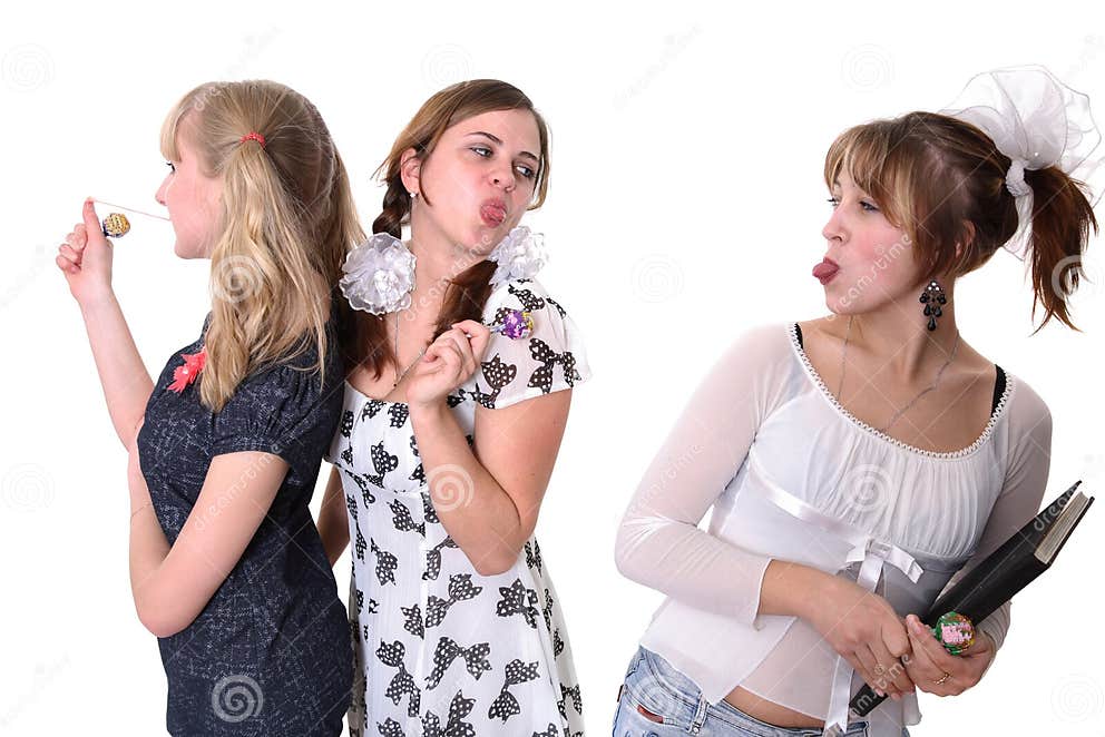 Naughty stock photo. Image of girl, taunt, tongue, sweet - 11892350