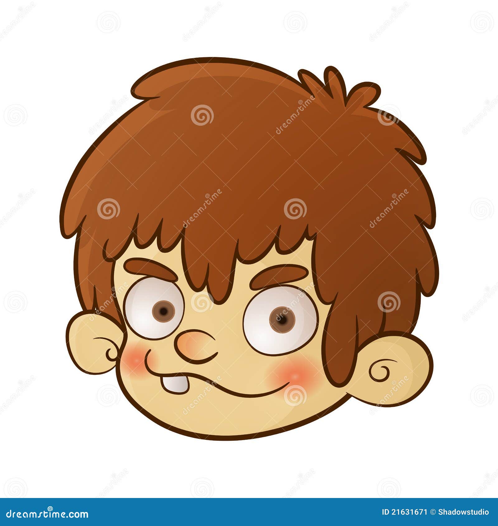 Naughty Smile stock vector. Illustration of insidious - 21631671