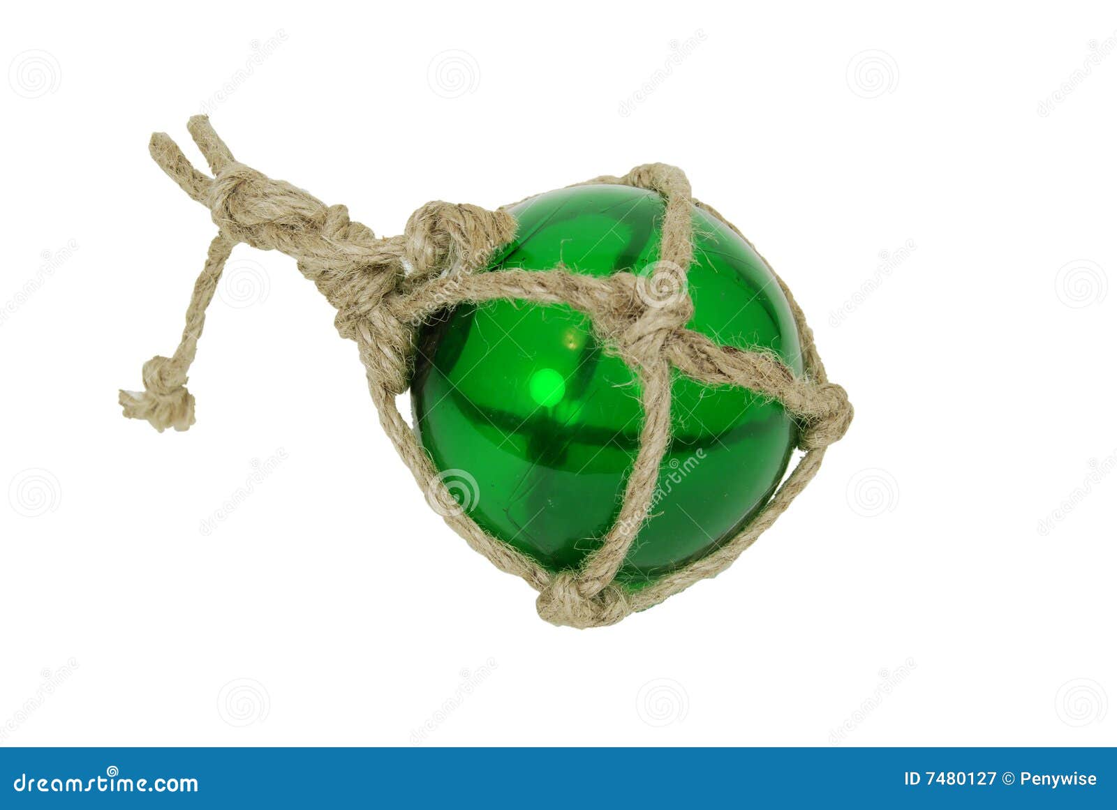 Nautical Glass Float stock image. Image of fishing, nautical - 7480127