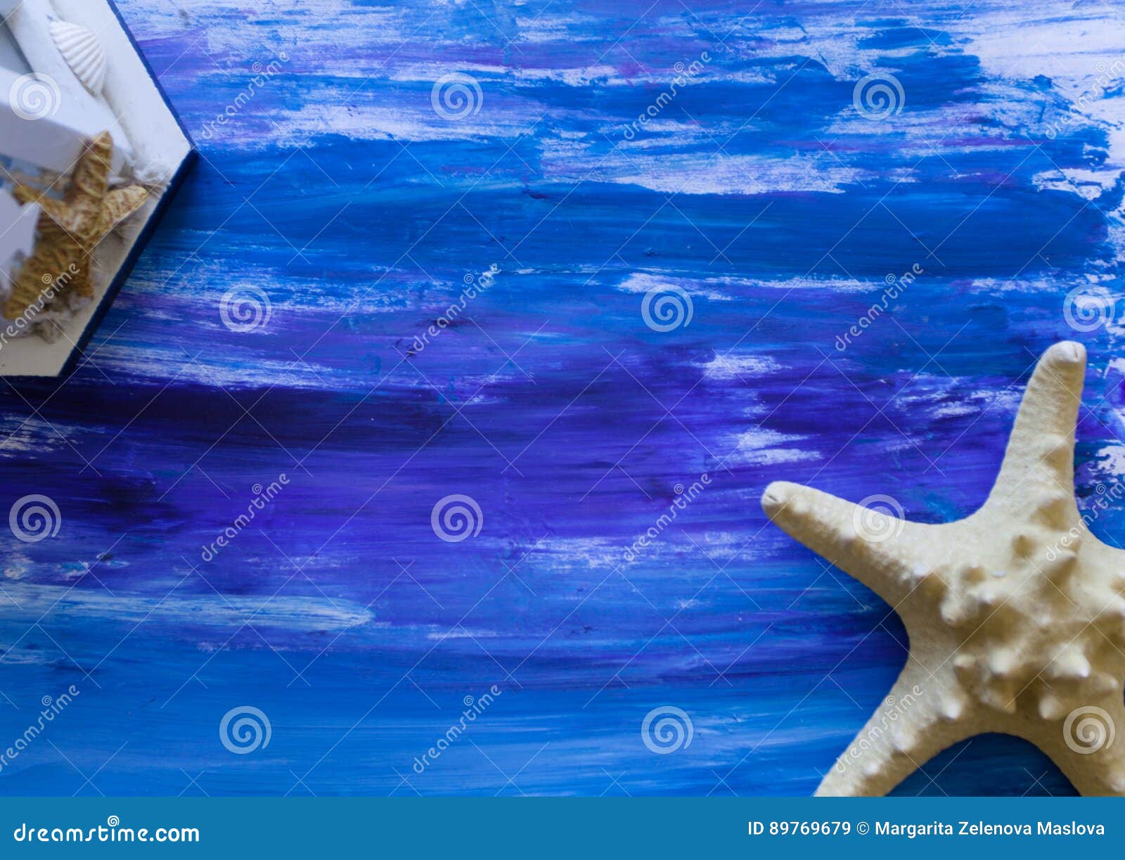 Nautical Hand Drawn Gouache Background Stock Photos - Free & Royalty ...