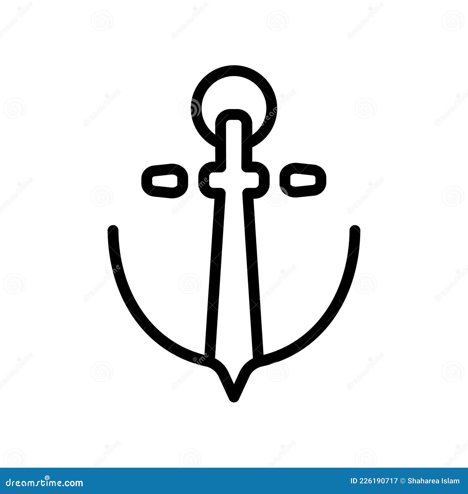 Nautical Icon stock vector. Illustration of symbol, nautical - 226190717