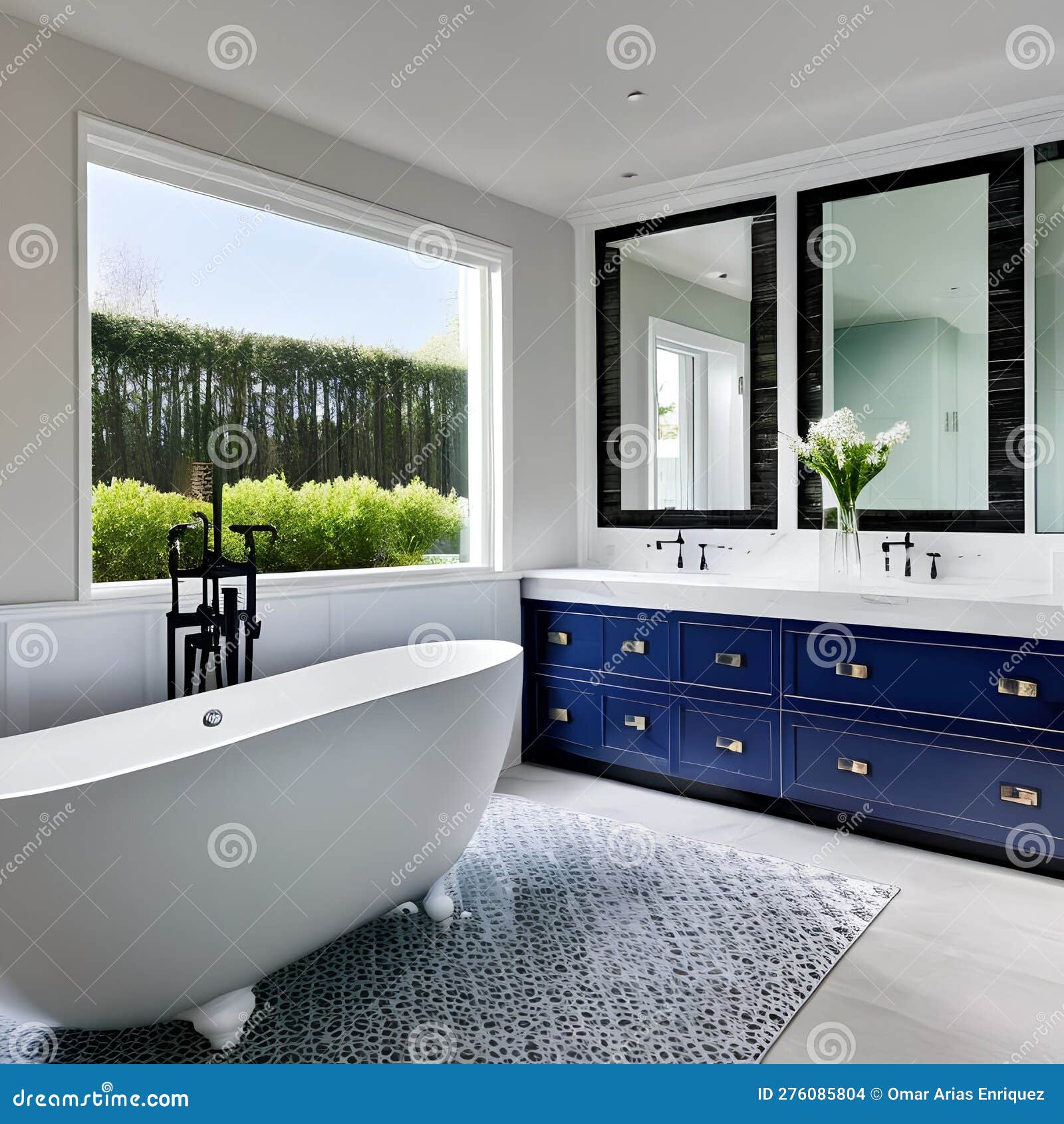 Bathtub Open And Closed Shower Curtain With Yellow Rubber Duck Isolated