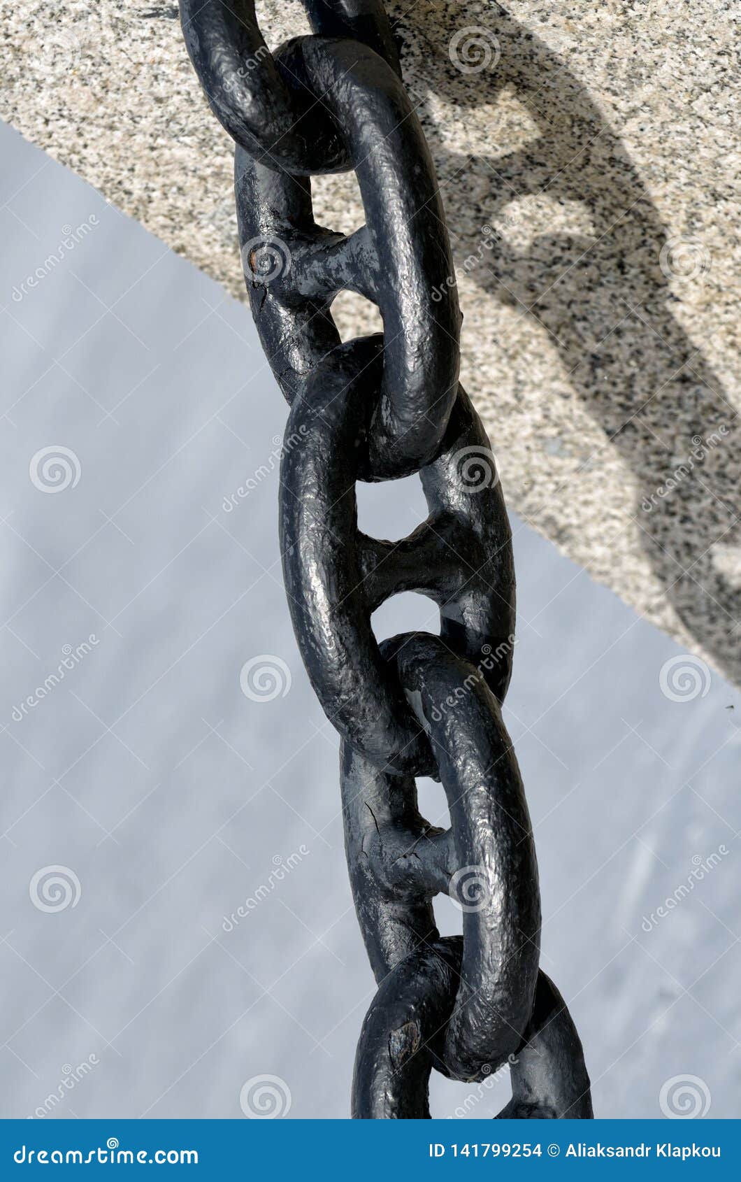 Nautical iron chain stock photo. Image of chain, iron - 141799254