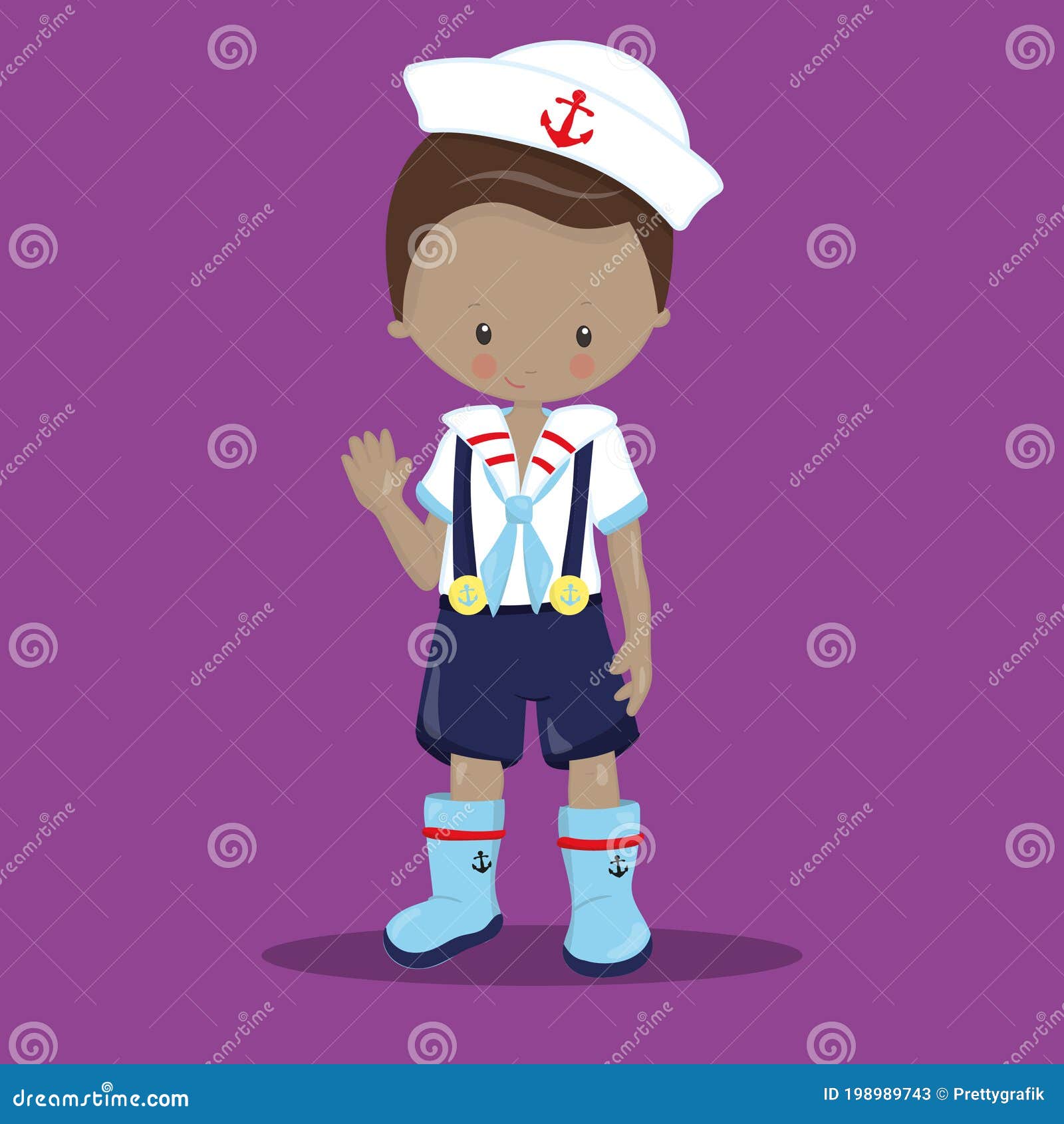Nautical kids boy 02 stock vector. Illustration of nautical - 198989743
