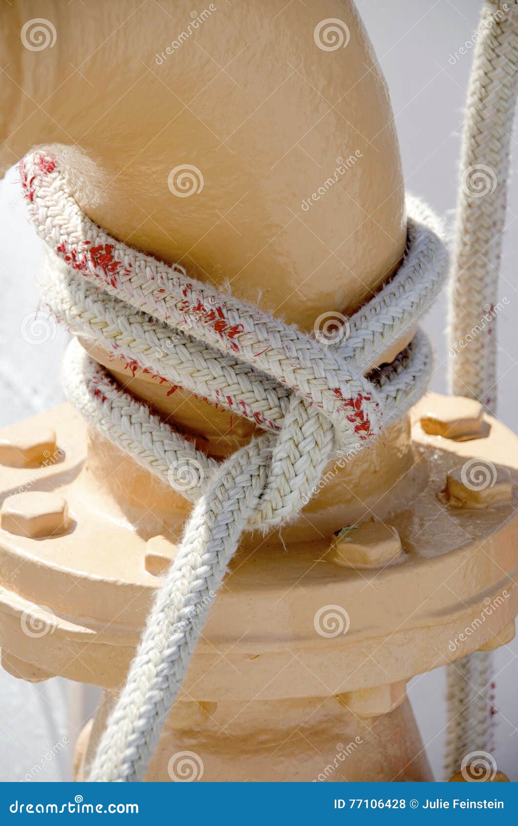 Nautical Knot stock photo. Image of rope, stowed, ship - 77106428