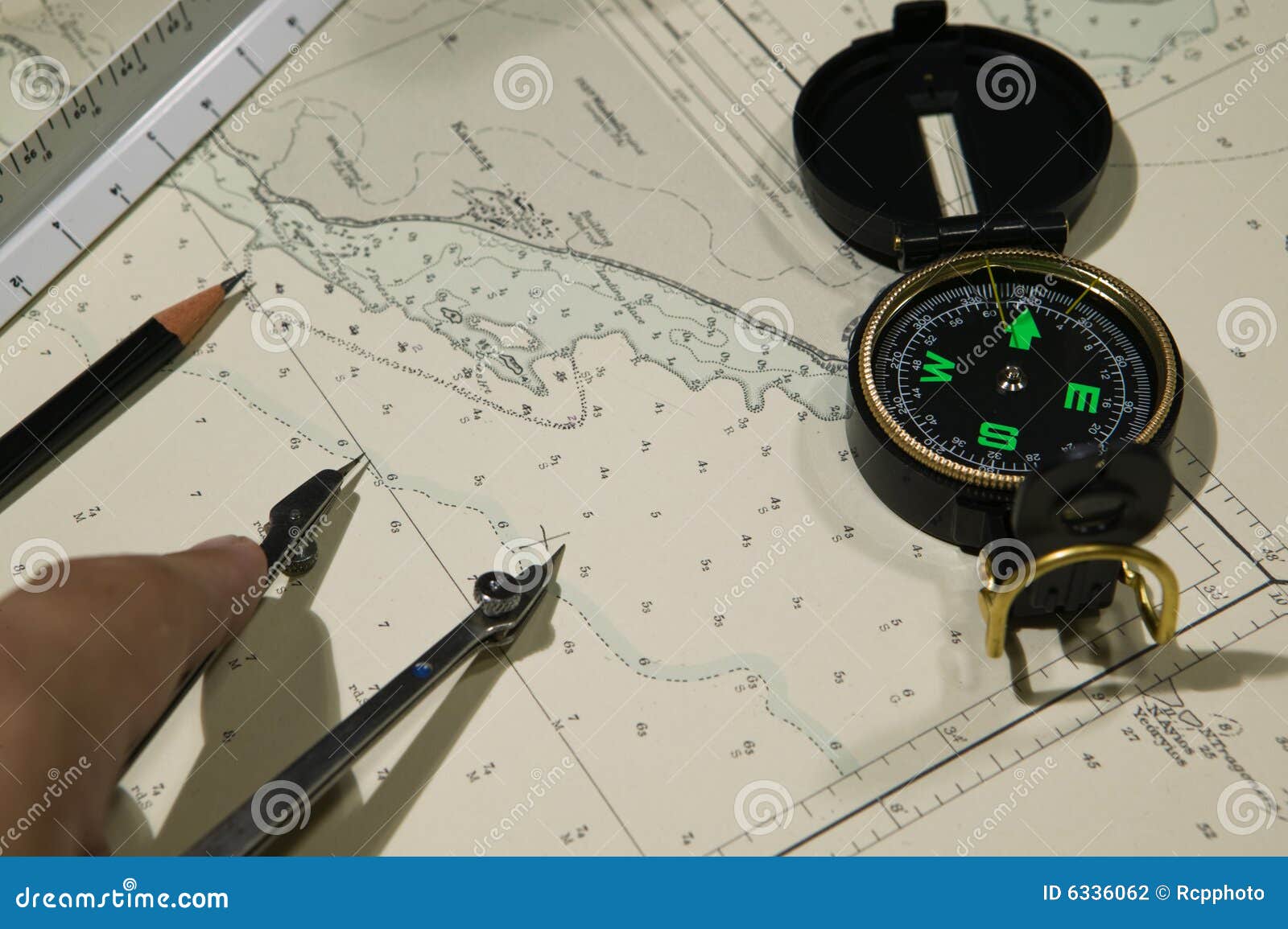 Nautical Map stock photo. Image of color, north, west - 6336062