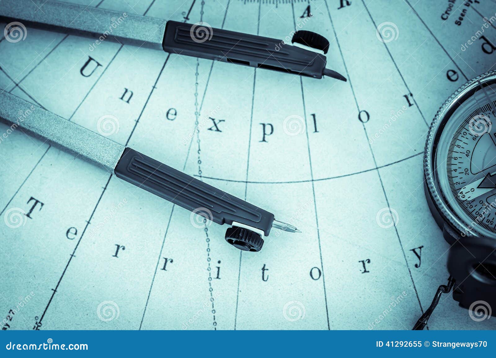 Nautical Navigation - Landscape Format Stock Image - Image of earth ...