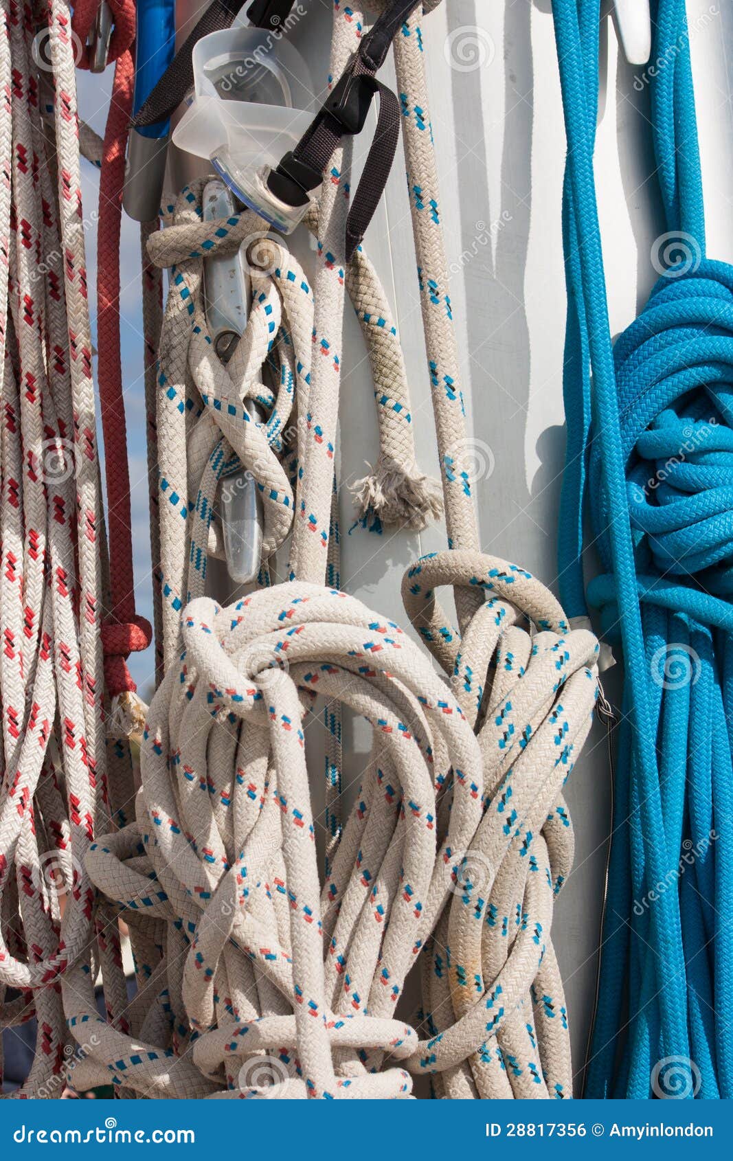 Nautical rope 1 stock photo. Image of bind, sailboat - 28817356