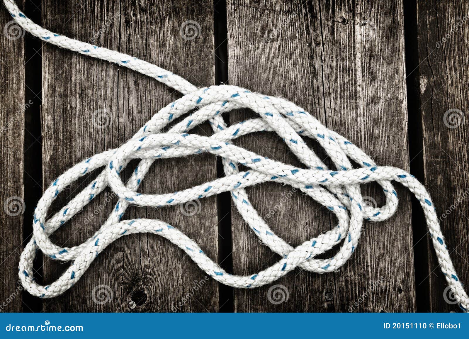 Nautical rope. stock photo. Image of jetty, material - 20151110