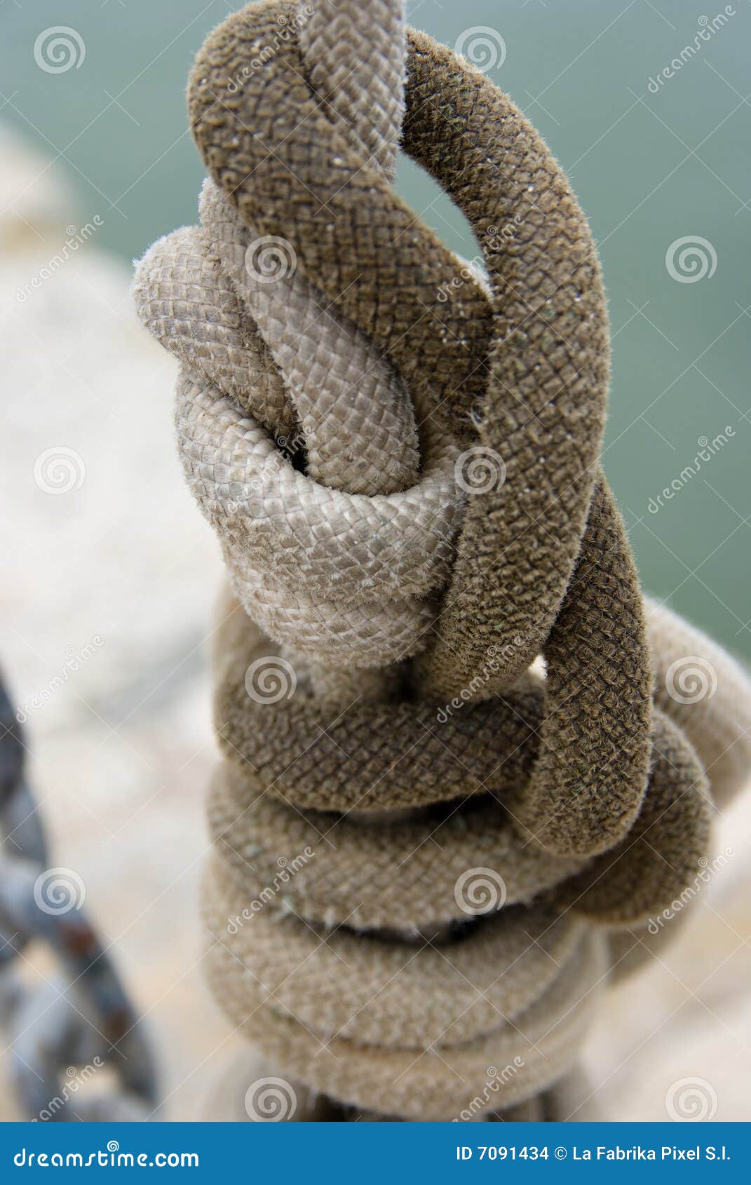 Nautical rope stock photo. Image of vessel, tied, boat - 7091434