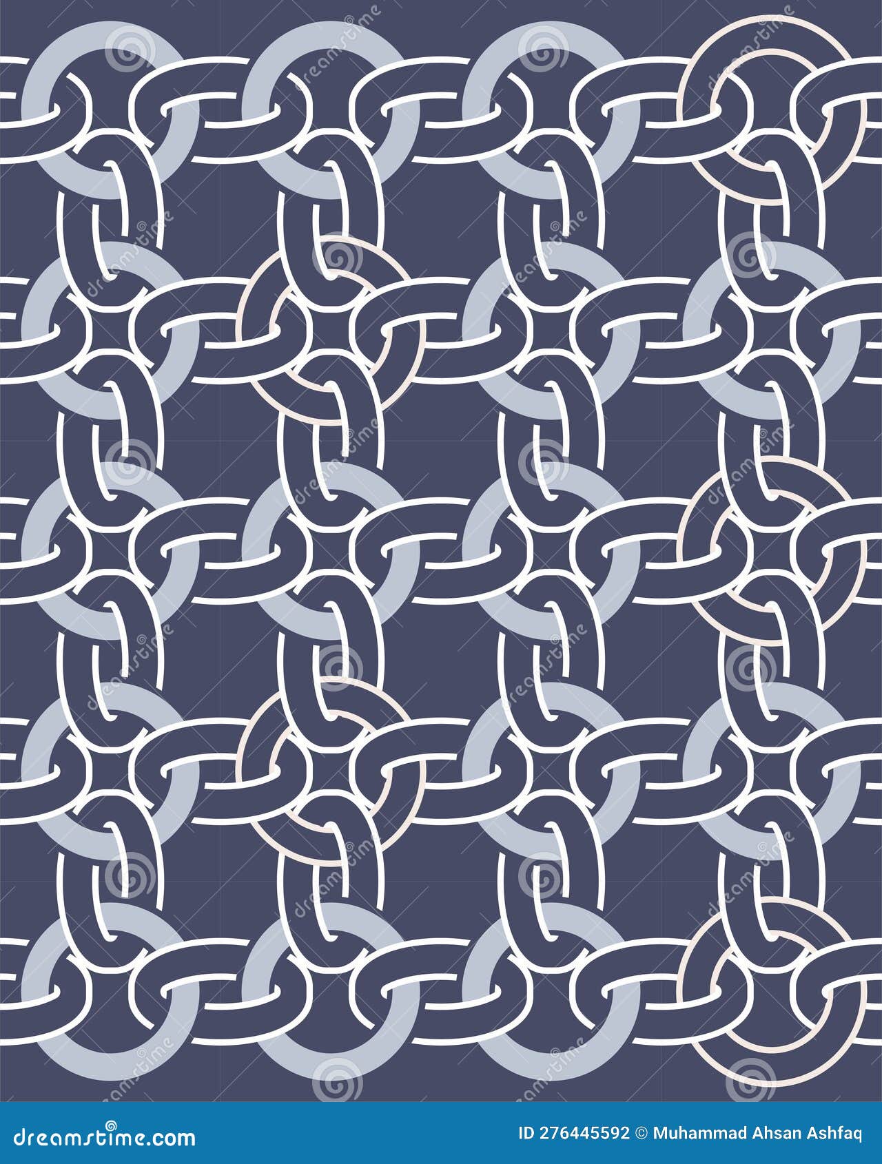 NAUTICAL ROPE CHAIN CHECK SEAMLESS PATTERN VECTOR Stock Vector ...