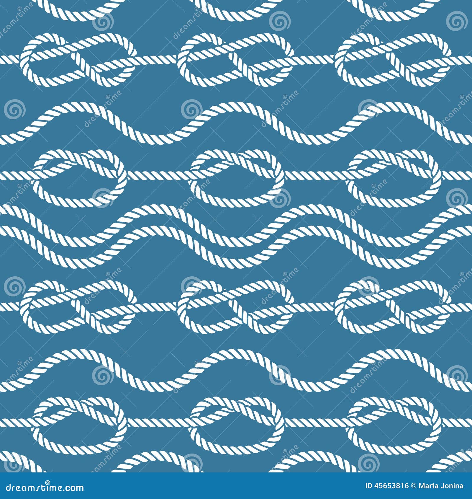 Nautical rope pattern stock illustration. Illustration of white - 45653816