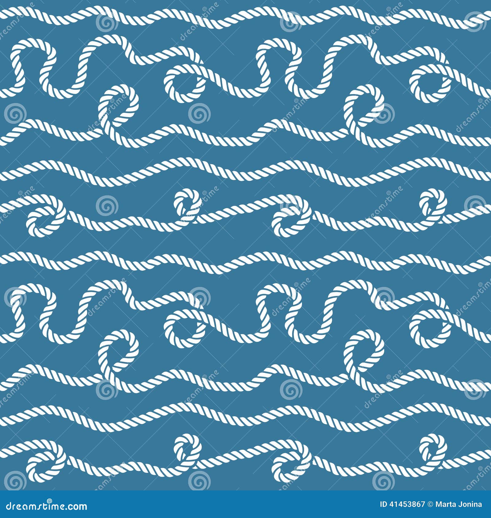 Nautical rope pattern stock illustration. Illustration of white - 41453867