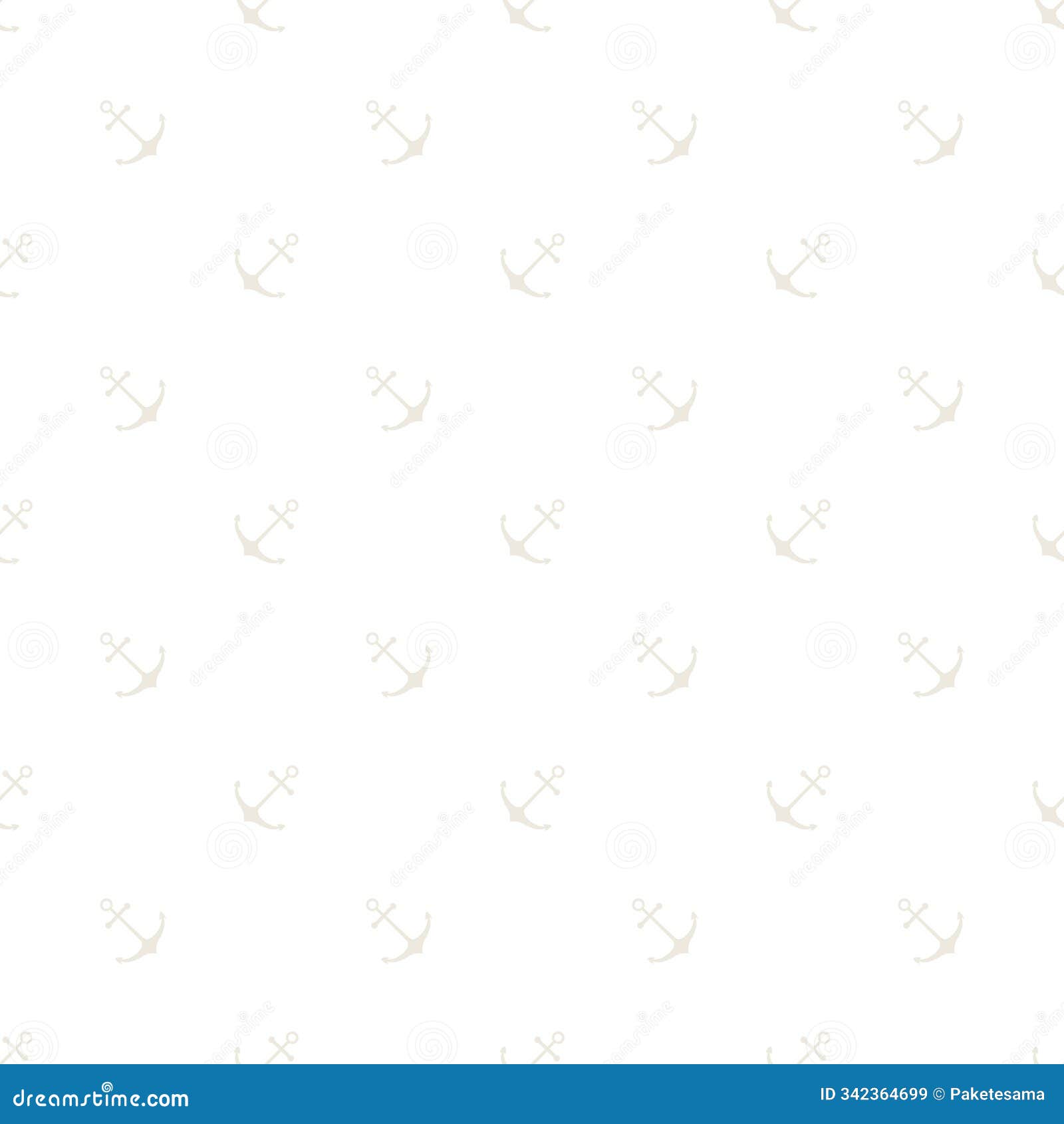 Nautical Seamless Pattern with Geometric Ship Anchors Stock ...