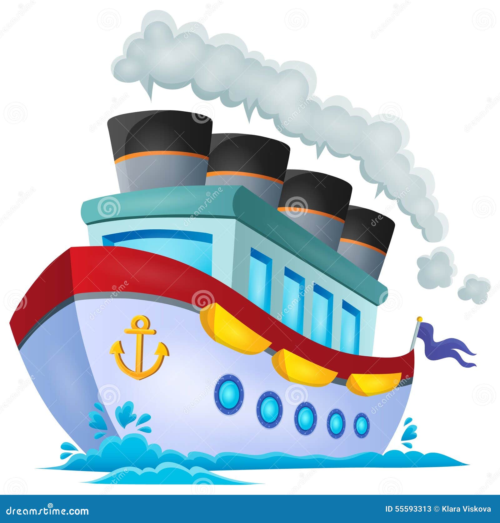 Nautical Ship Theme Image 1 Stock Vector - Illustration of design ...