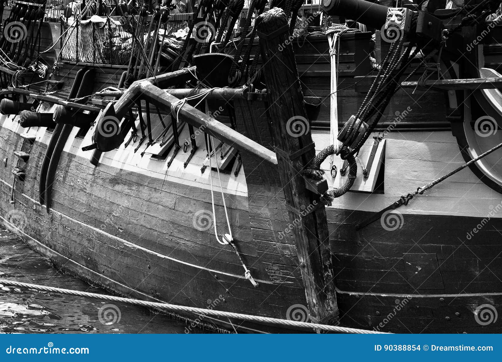 Nautical Ships Rigging and Ancore Stock Photo - Image of ships, ancore ...