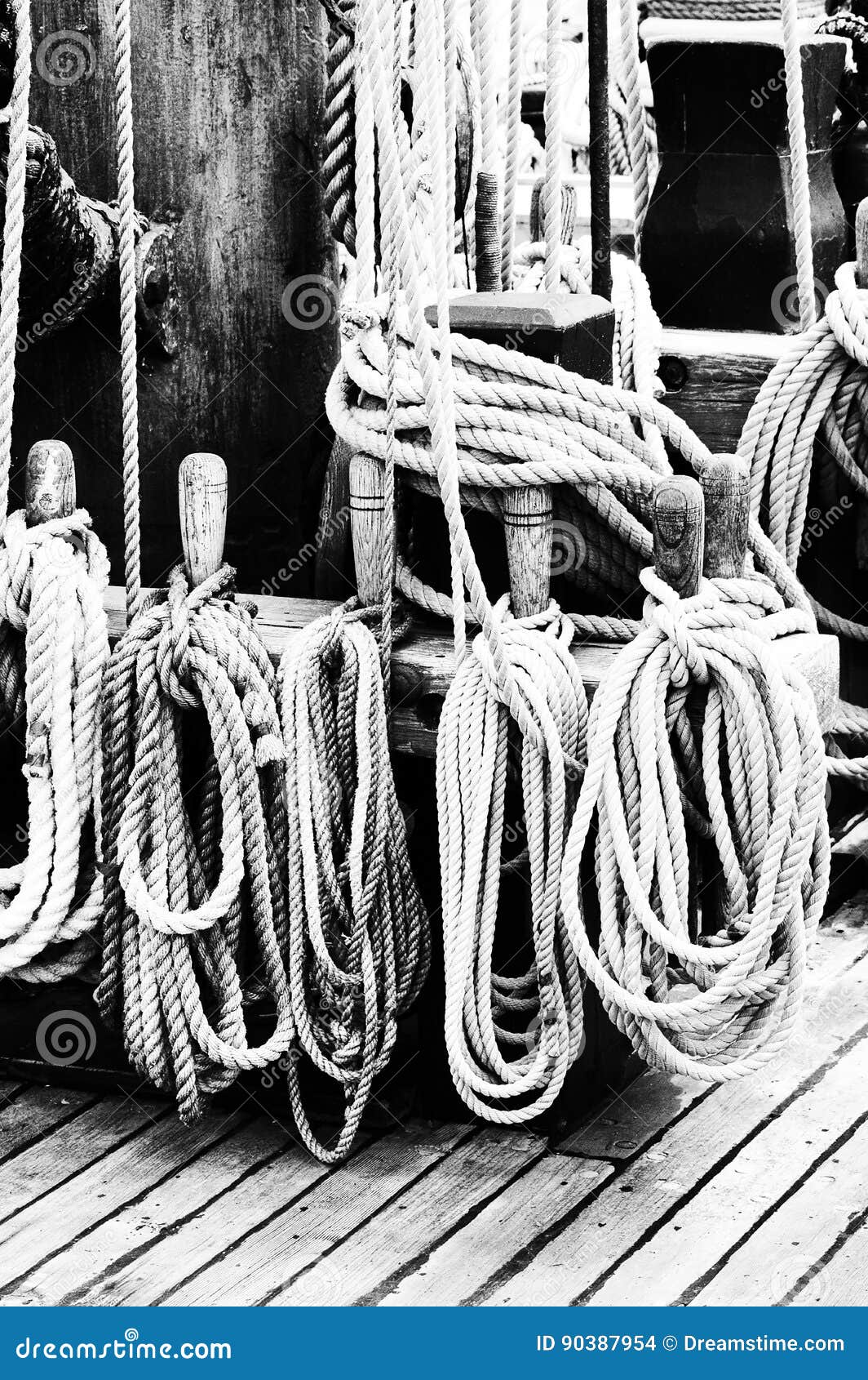 Nautical Ships Rigging stock photo. Image of sailing - 90387954