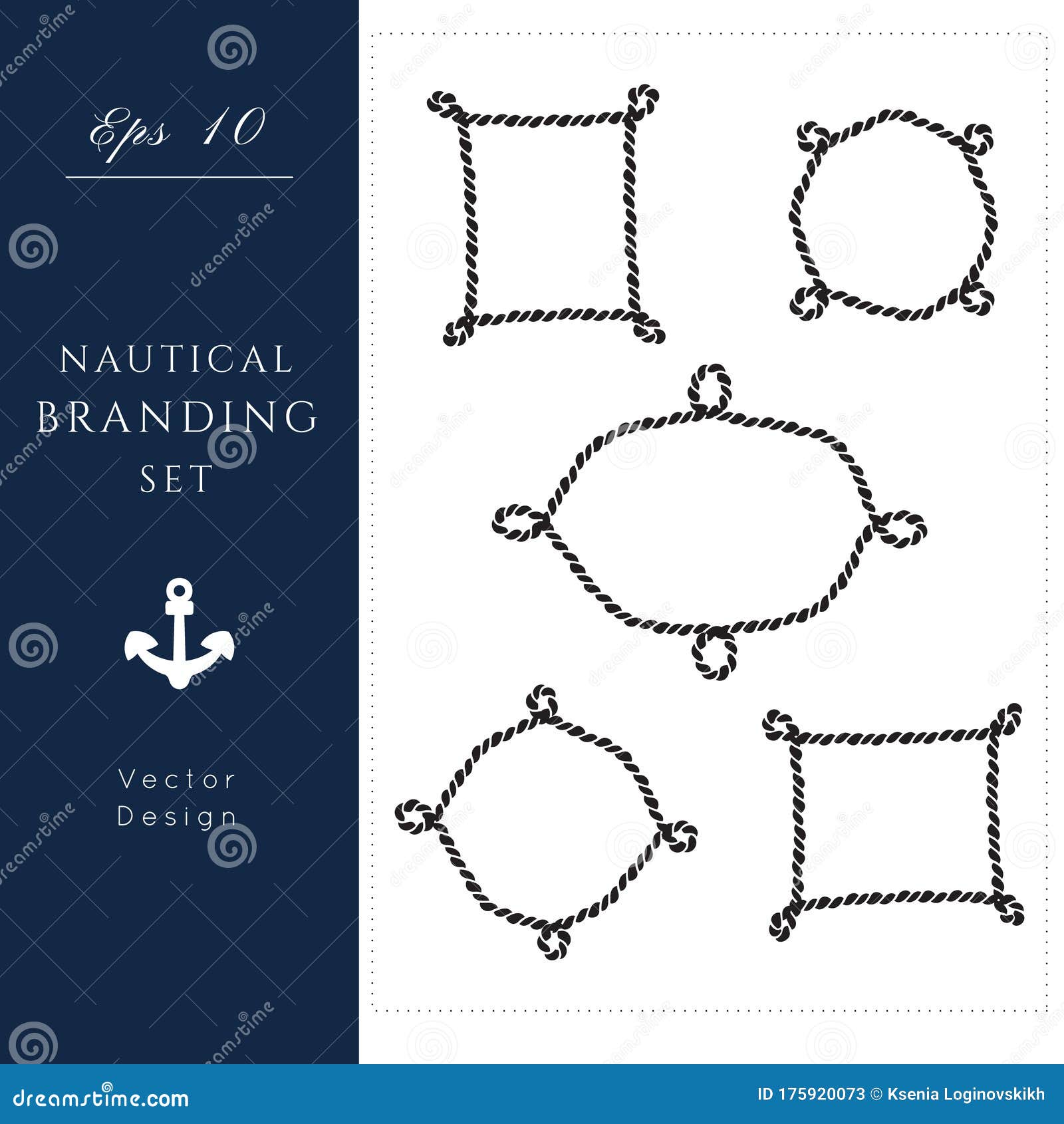 Nautical Vector Icon.Editable Outline Stock Illustration - Illustration ...