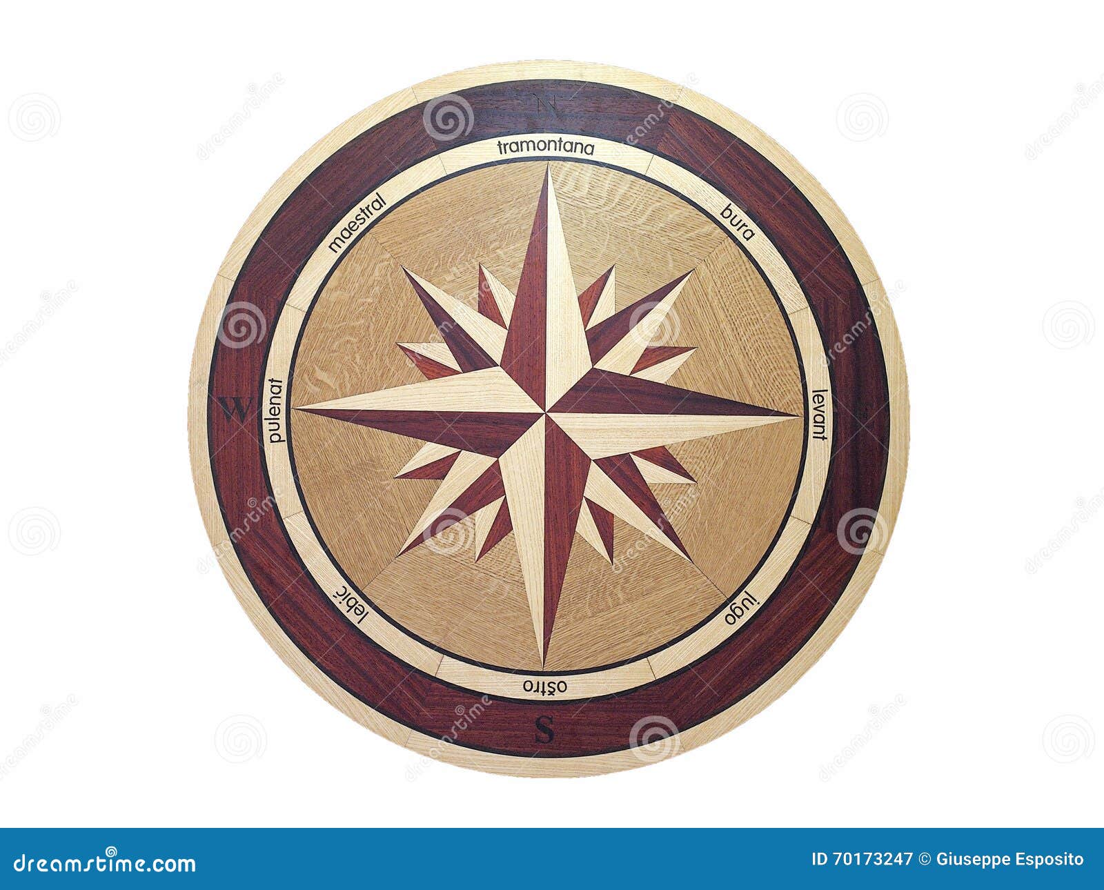 Nautical.Wind rose. stock illustration. Illustration of vintage - 70173247