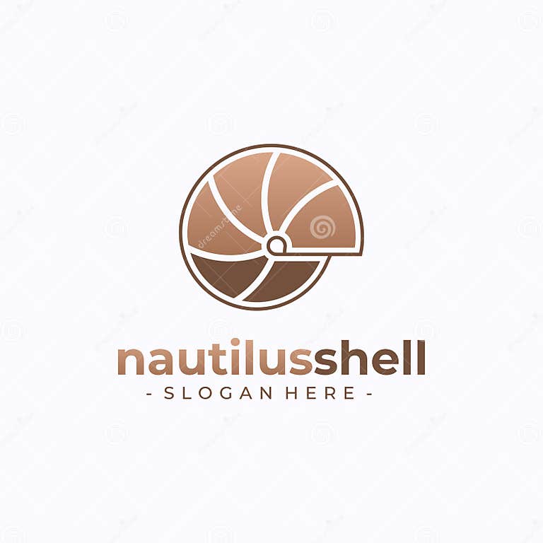 Nautilus logo vector stock vector. Illustration of isolated - 304756234