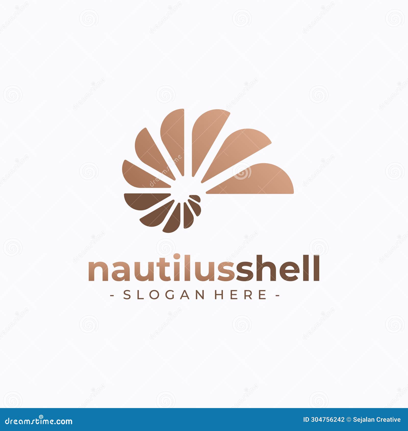 Nautilus logo vector stock vector. Illustration of outline - 304756242