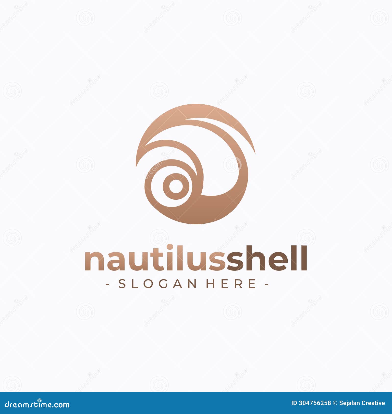 Nautilus logo vector stock vector. Illustration of ocean - 304756258