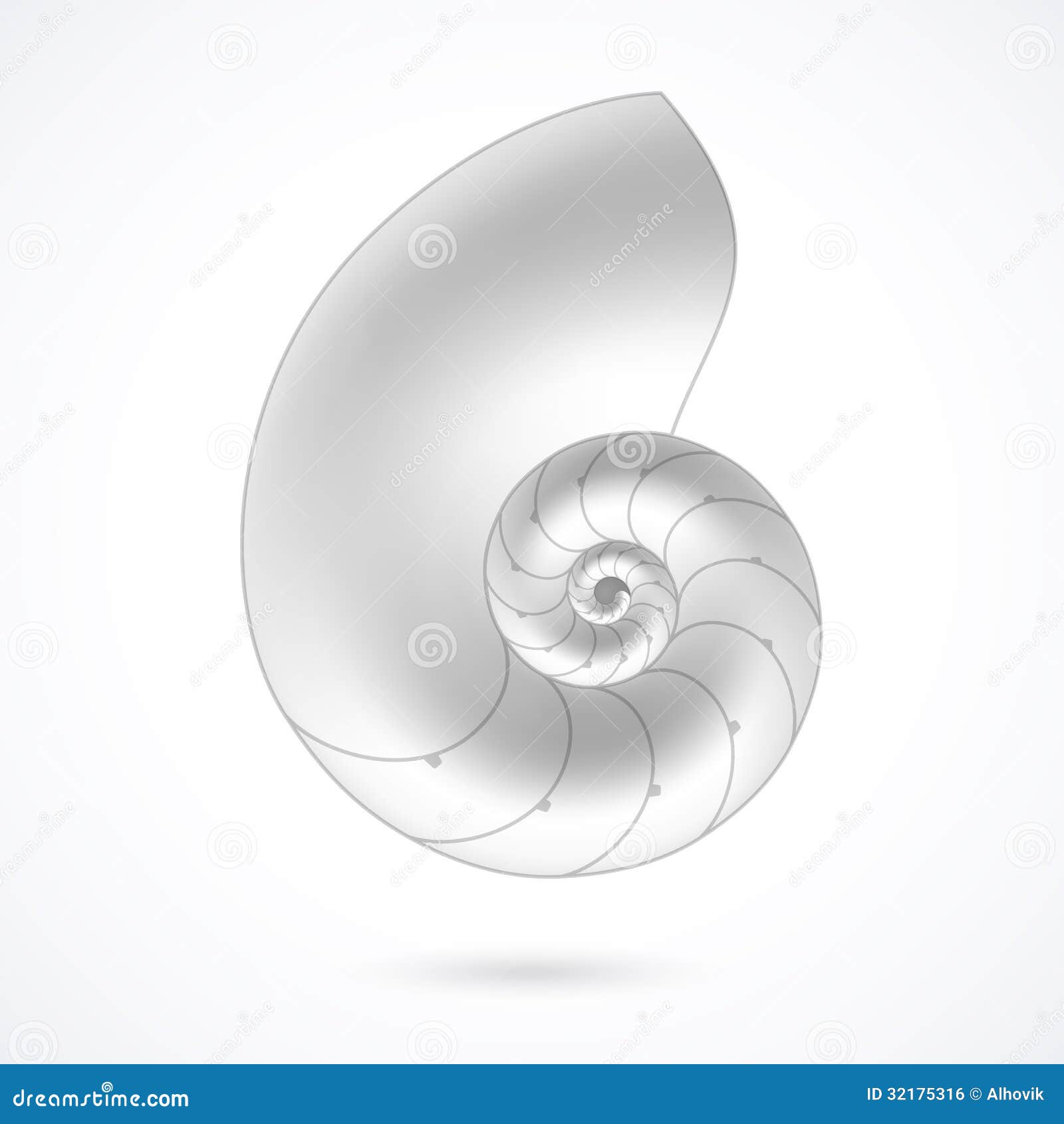 Nautilus Shell Illustration Cartoon Vector | CartoonDealer.com #4769079