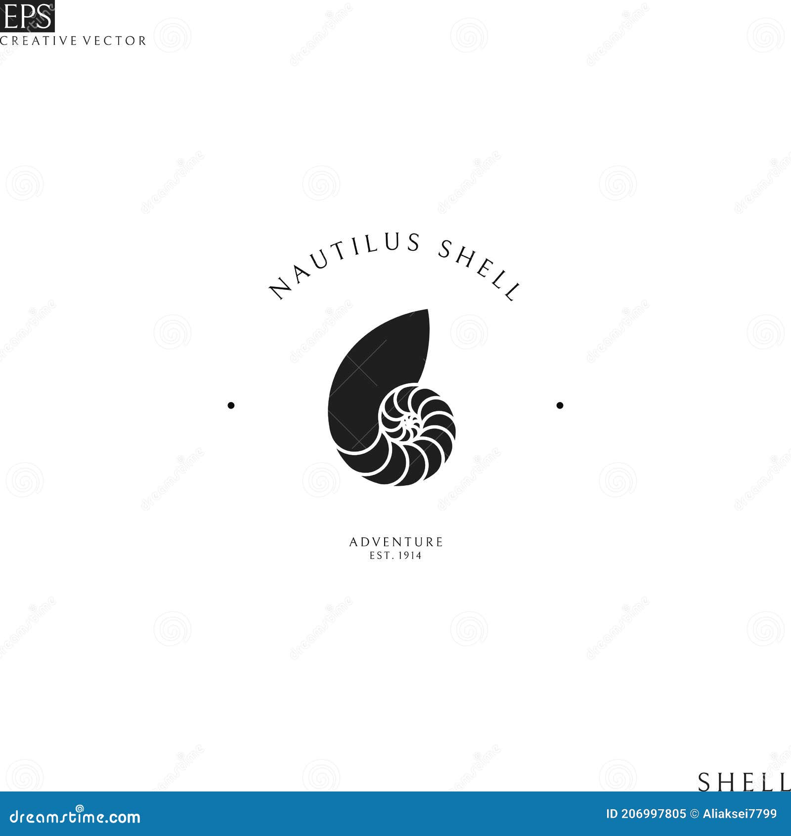 Nautilus Shell Illustration Cartoon Vector | CartoonDealer.com #4769079