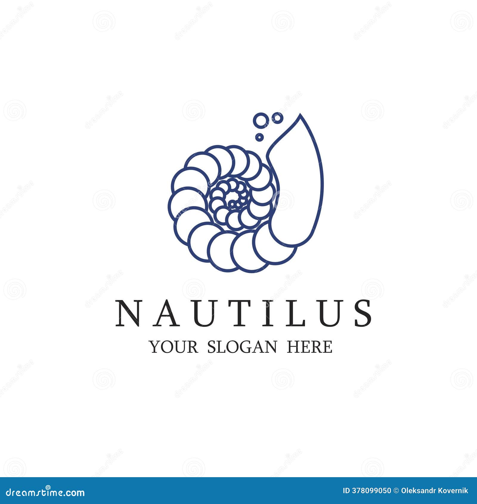 Nautilus Shell. Isolated Nautilus On White Background Cartoon Vector ...