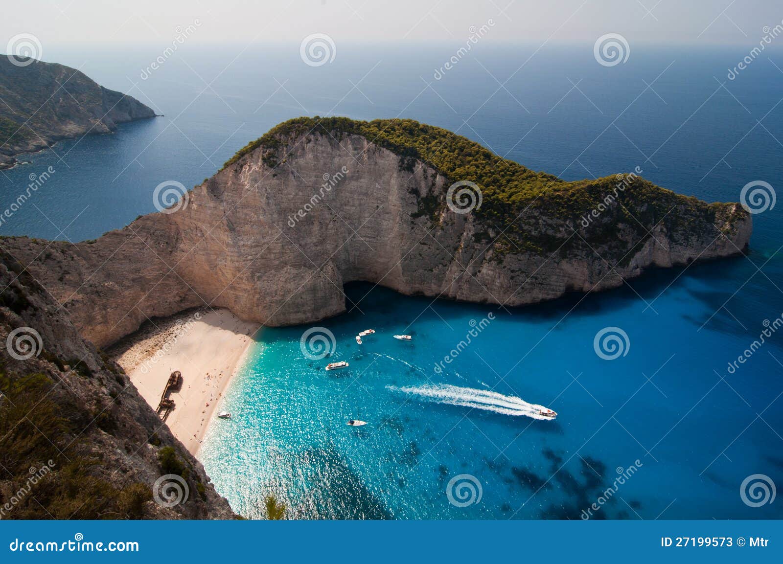 Navagio ,Greece stock image. Image of recreational, craft - 27199573