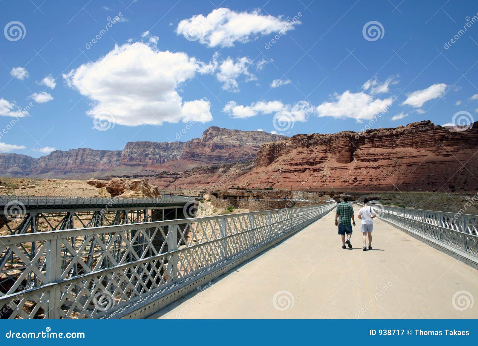 Navajo Bridge Walk stock image. Image of national, highway - 938717