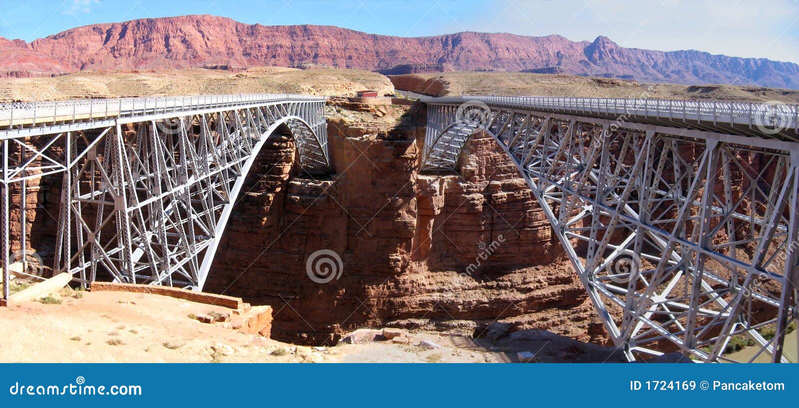 Navajo Bridges stock image. Image of marble, bridge, limestone - 1724169