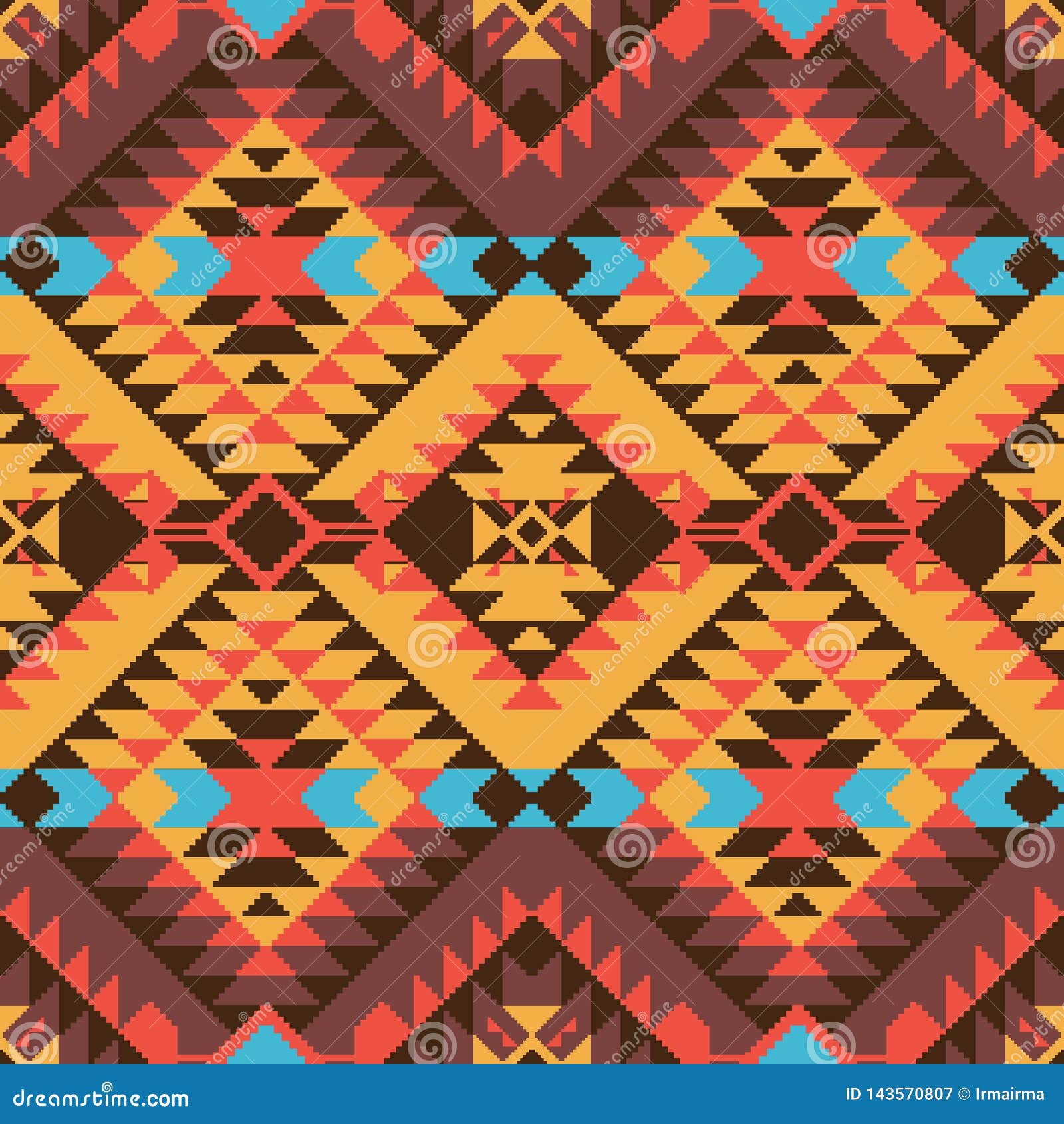 Pendleton Pattern Vector