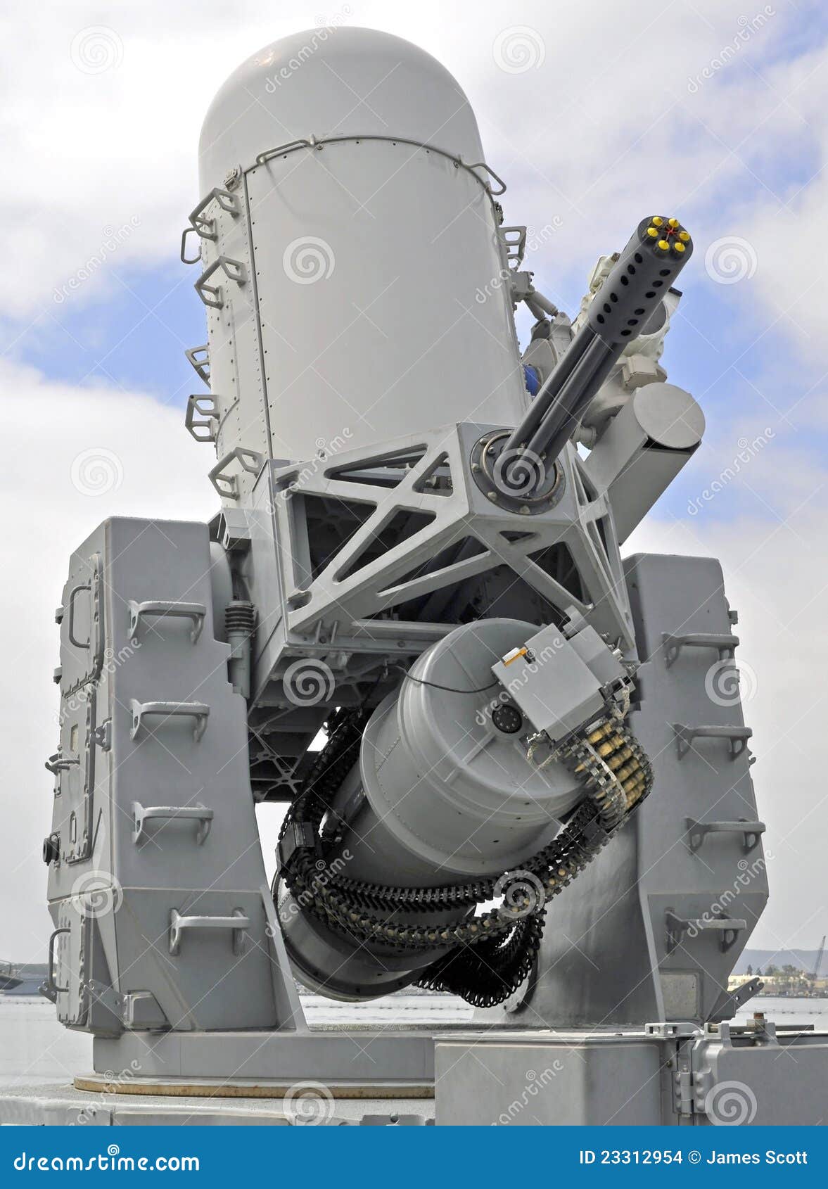 Naval 20mm Close-in Weapons System (CWIS) Stock Photo - Image of ...