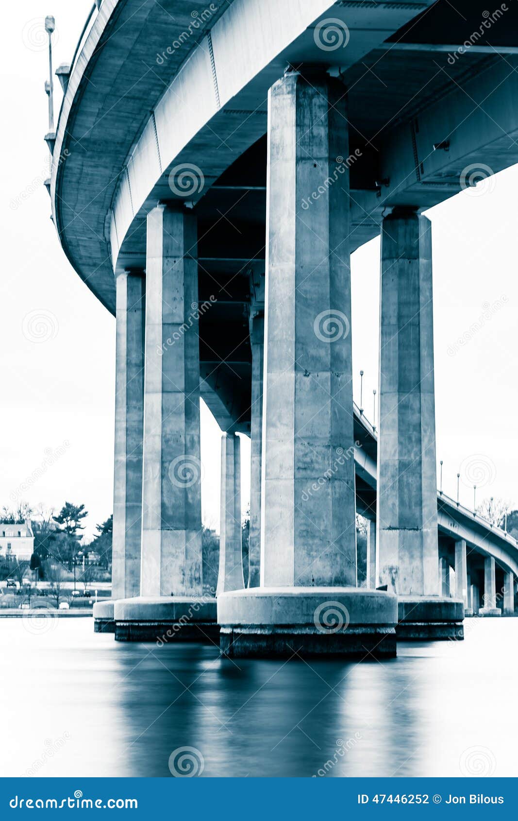 The Naval Academy Bridge, in Annapolis, Maryland. Stock Photo - Image ...